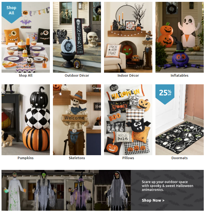 Halloween décor – At Home