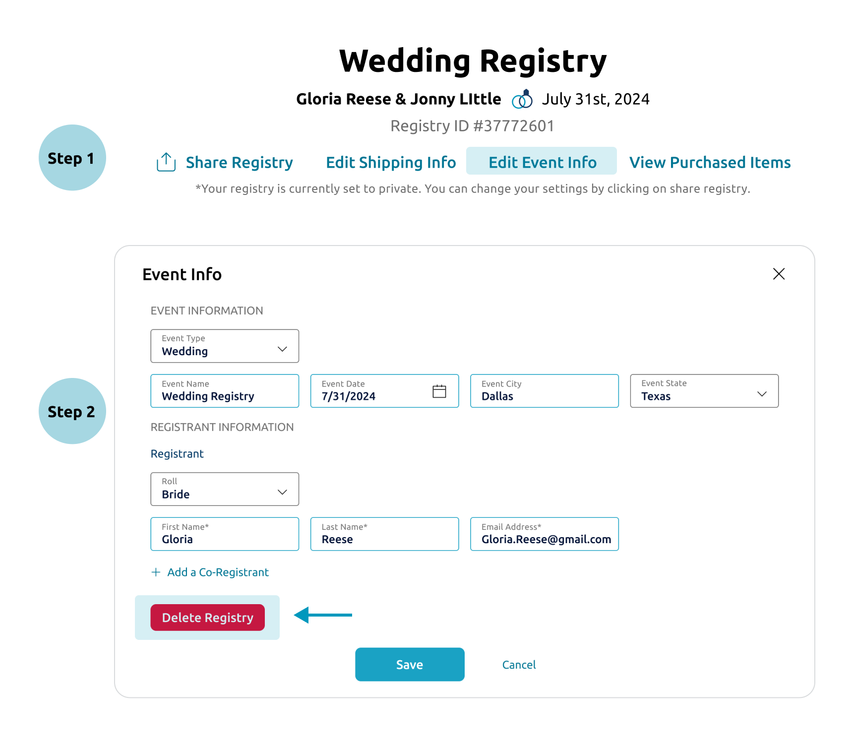 Gift Registry FAQs – At Home